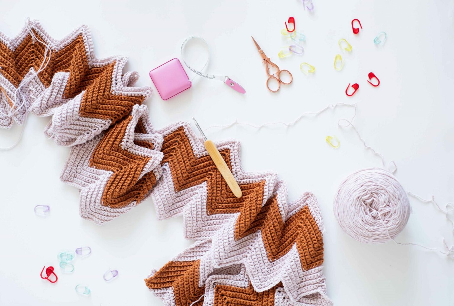 Chevron Crochet Patterns: Step-by-Step Guide - Nasty Women Get Shit Done