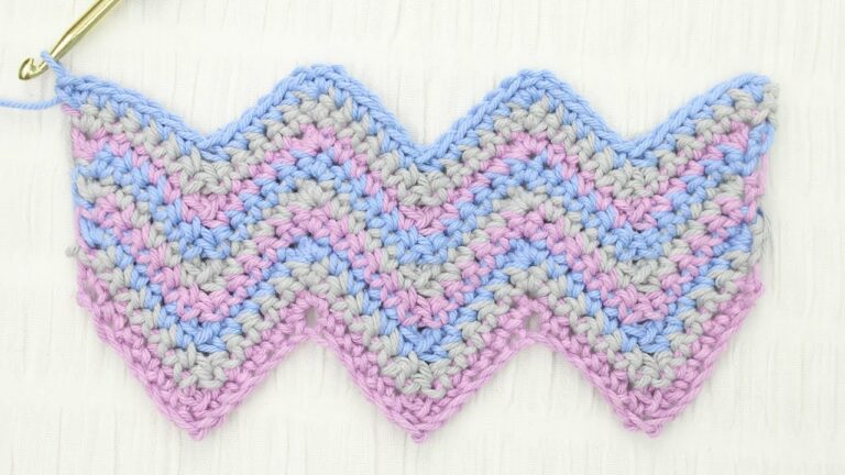 Chevron Crochet Patterns: Step-by-Step Guide - Nasty Women Get Shit Done